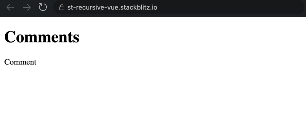 Comment Threads With Recursive Components In Vue 3 Simple Thread